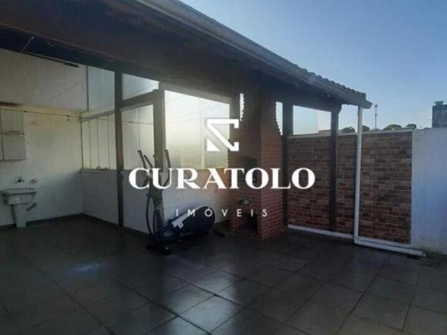 Apartamento Cobertura com 2 dormitórios, área gourmet, varanda e 1 vaga Vila Junqueira, Santo Andr