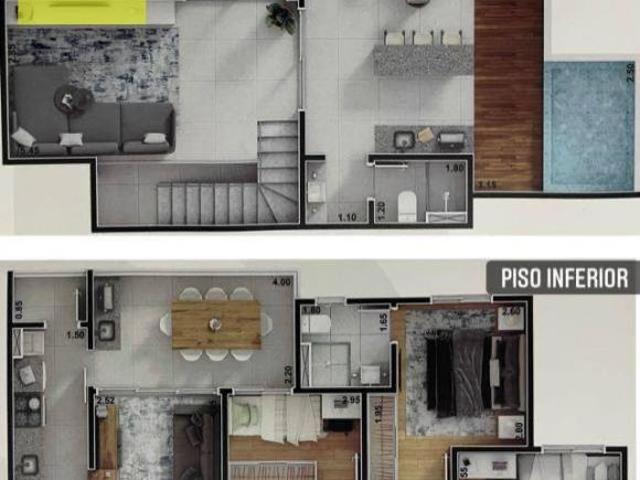 Apartamento cobertura com 3 dormitórios à venda, 142 m² por R$ 860.000 Vila Espírito Santo Soro