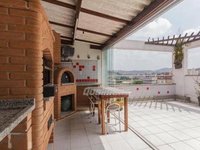 Apartamento cobertura com 3 dormitórios sendo 1 suíte com sacada à venda, 147 m² por R$ 650.000 Vi