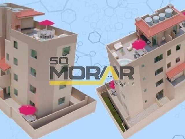 Apartamento / Cobertura a venda em construcao com 2 quartos no Bairro TUPI A, Belo Horizonte / M