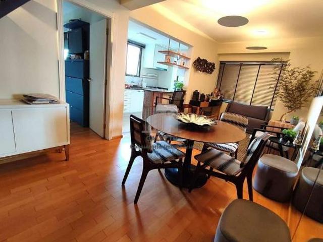 Apartamento cobertura Duplex mobiliada e decorada, para venda, 2 quartos, 2 vagas cobertas, condomín
