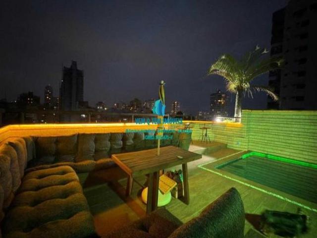 Apartamento Cobertura Duplex 4 dormitórios, sendo 3 suítes e 2 vagas Aparecida em SANTOS SP