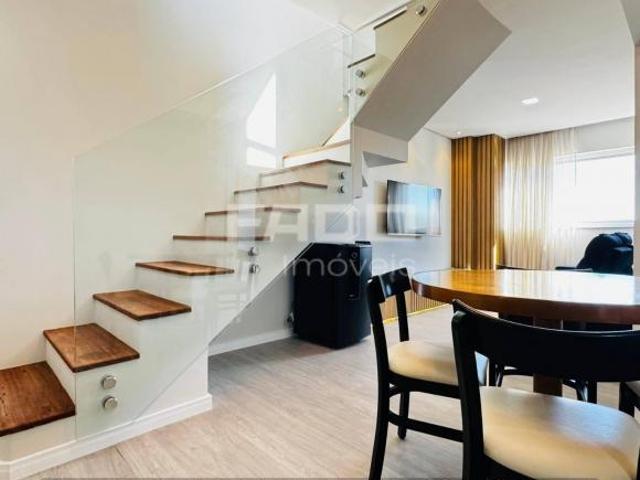 Apartamento Cobertura mobiliada à venda no Santa Cândida, Curitiba — 3 quartos, 2 suítes e vista liv
