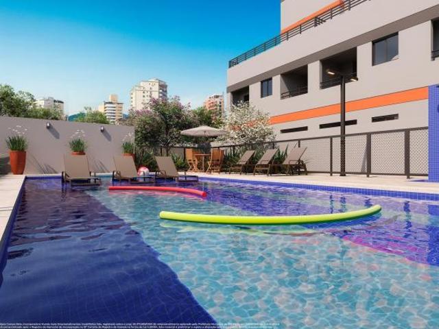 Apartamento Cobertura no 28º andar, com 67,98 m², venda no Campo Belo