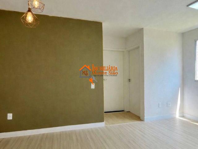 Apartamento de 42 m² na Turvolândia Vila Nova Bonsucesso Guarulhos SP, à venda por R$ 195.000 ou aluguel por R$ 1.500/mês