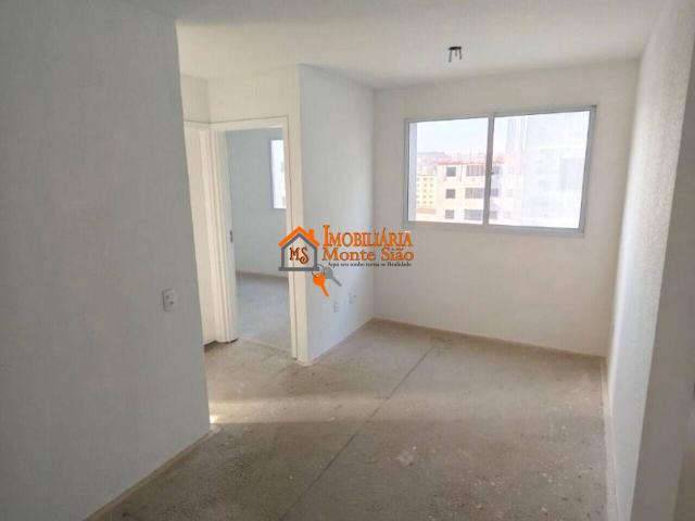 Apartamento de 42 m² na Turvolândia Vila Nova Bonsucesso Guarulhos SP, à venda por R$ 200.000 ou aluguel por R$ 1.430/mês