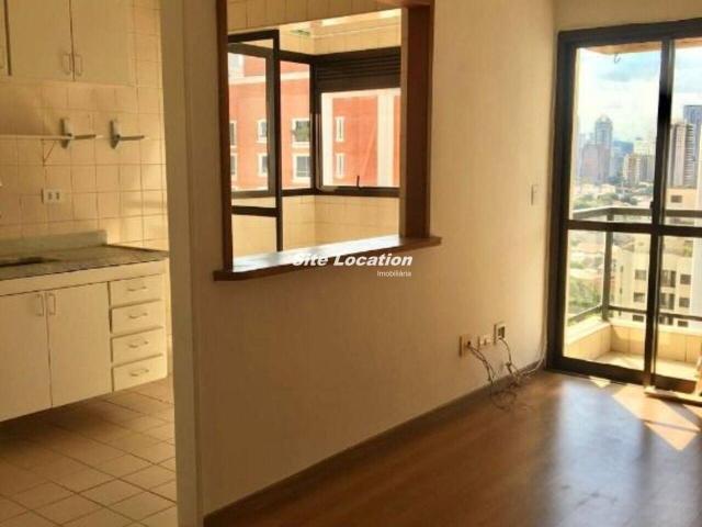 Apartamento de 42 m² Brooklin São Paulo, aluguel por R$ 3.100/mês