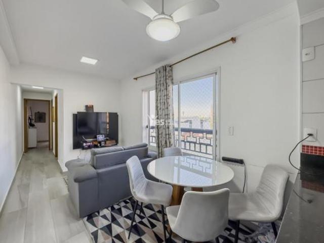 Apartamento de 47m2, Bairro Campestre, 2 quartos, 1 banheiro, Terraço no Quarto