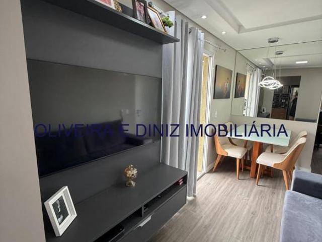 Apartamento de 47m², em Osasco, móveis planejados, pronto para morar, 1 vaga garagem coberta