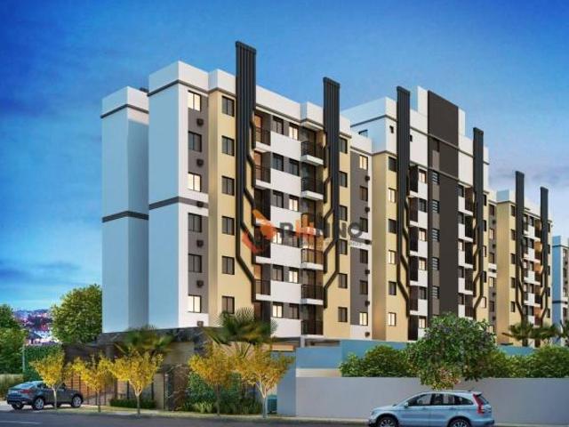 Apartamento com 1 dormitório à venda, 44 m² no Ecoville Curitiba/PR