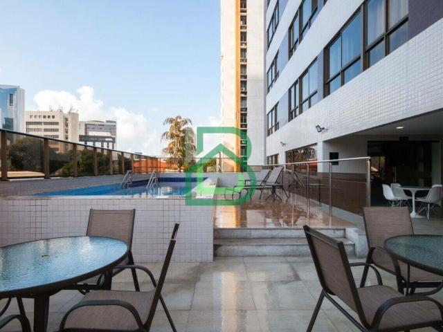Apartamento de 45 m² na Estácio Coimbra Paissandu Recife PE, aluguel por R$ 4.200/mês