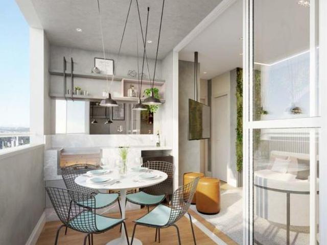 Apartamento de 45 m² com 2 dormitórios e 1 vaga de garagem. Pronto para morar