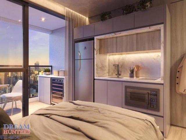 Apartamento de 46.4m² no bairro Centro, com 2 quartos 1 suíte e 1 banheiro