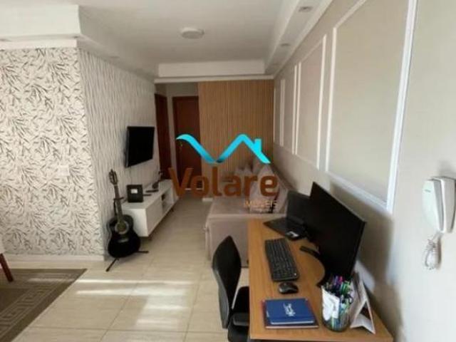 Apartamento de 48 m² com móveis planejados e 2 dormitórios Condomínio Aquática Residencial