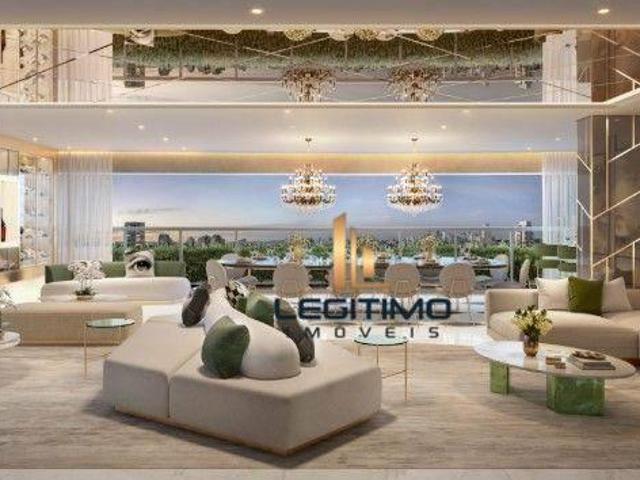 Apartamento de 4 suítes à venda no Paraíso, 258 metros privativos, 3 vagas, lazer completo