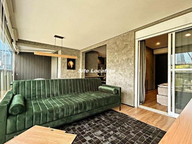 Apartamento de 57 m² Itaim Bibi São Paulo, aluguel por R$ 10.900/mês