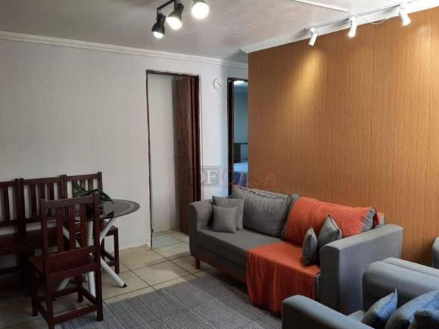 Apartamento de 54m² à venda com 2 dormitórios, 1 vaga de garagem, no 3º andar, em condomínio CDHU no