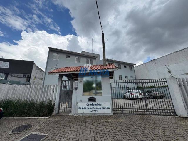 Apartamento de 55 m² na Rezala Simão Santa Quitéria Curitiba PR, aluguel por R$ 1.800/mês