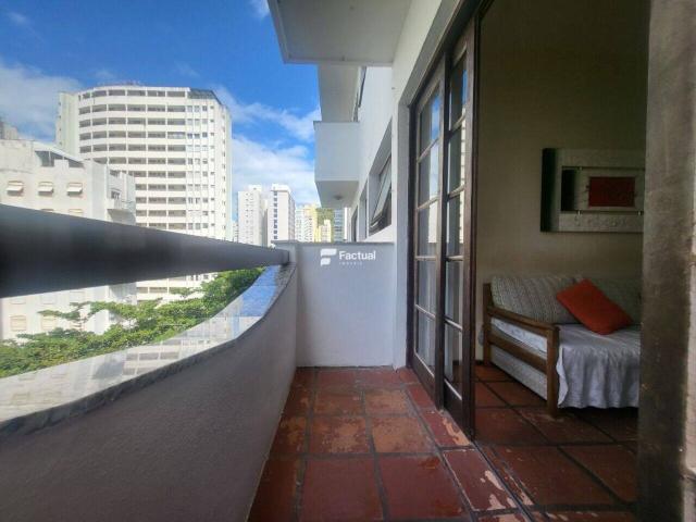 Apartamento de 56 m² Pitangueiras Guarujá, aluguel por R$ 3.000/mês