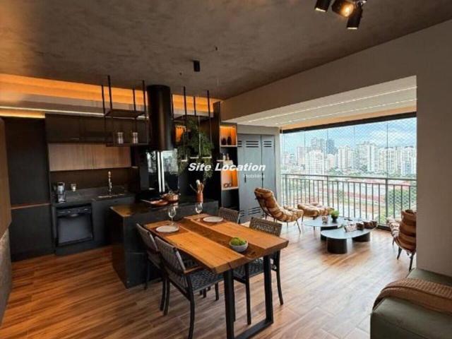 Apartamento de 62 m² Brooklin São Paulo, aluguel por R$ 9.290/mês
