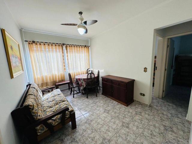 Apartamento de 65 m² Enseada Guarujá, aluguel por R$ 2.500/mês