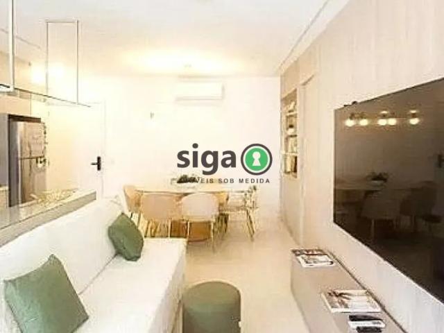 Apartamento de 65m2, à venda com 2 Quartos, Mobiliado, no Brooklin