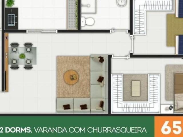 APARTAMENTO DE 2 DORMITÓRIOS PRONTO PRA MORAR