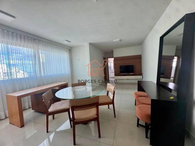 Apartamento de 68 m² na da Fonte Vila da Serra Nova Lima MG, aluguel por R$ 5.800/mês