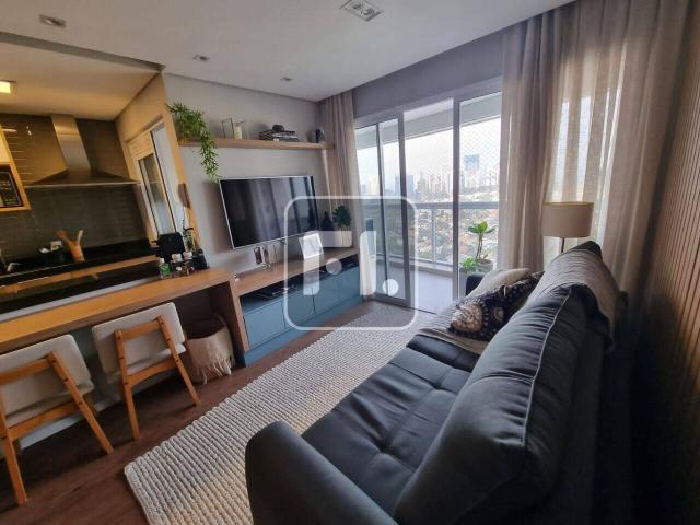 Apartamento de 70 m² na Ômega Empresarial 18 do Forte Barueri SP, aluguel por R$ 9.000/mês