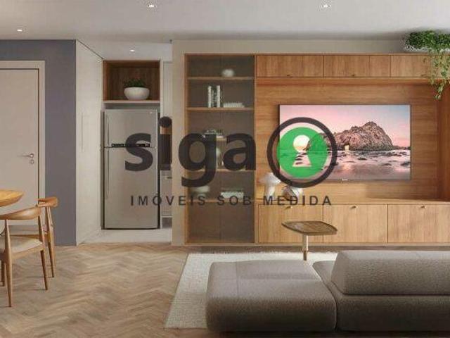 apartamento de 74m² no Brooklin com 2 Suítes, vaga e banheiro com ventilação Natural
