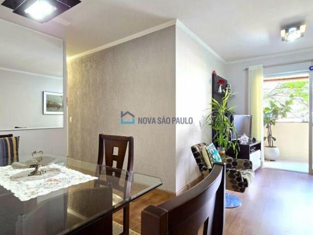 Apartamento de 76m com 3 dormitorios, 1 suite e 2 vagas, proximo Metrô Saude