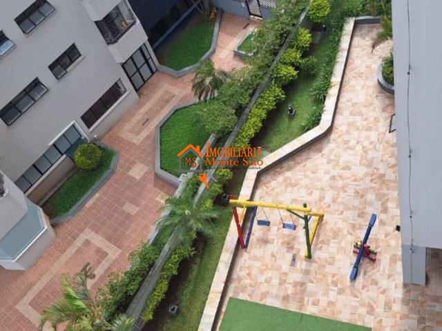 Apartamento de 78 m² na Marisa Marques Vila Rosália Guarulhos SP, à venda por R$ 450.000 ou aluguel por R$ 3.500/mês