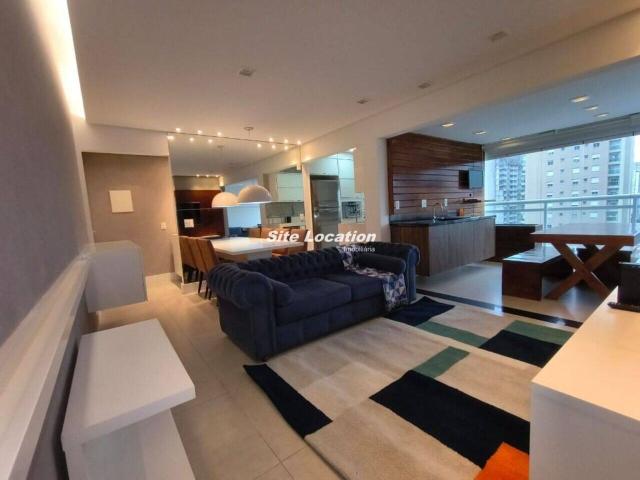 Apartamento de 80 m² Brooklin São Paulo, aluguel por R$ 7.000/mês