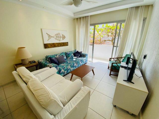 Apartamento de 80 m² Enseada Guarujá, aluguel por R$ 4.500/mês