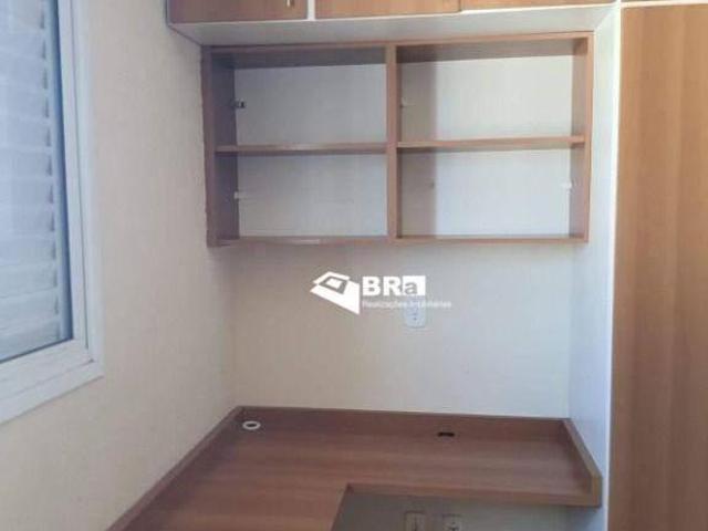 Apartamento de 82m² no Condomínio Residencial das Pedras, Paulínia. 3 quartos 1 suíte, rico em arm