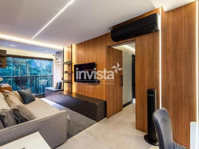 Apartamento de 84 m² em Marapé, Santos – 2 quartos, 1 suíte, mobiliado