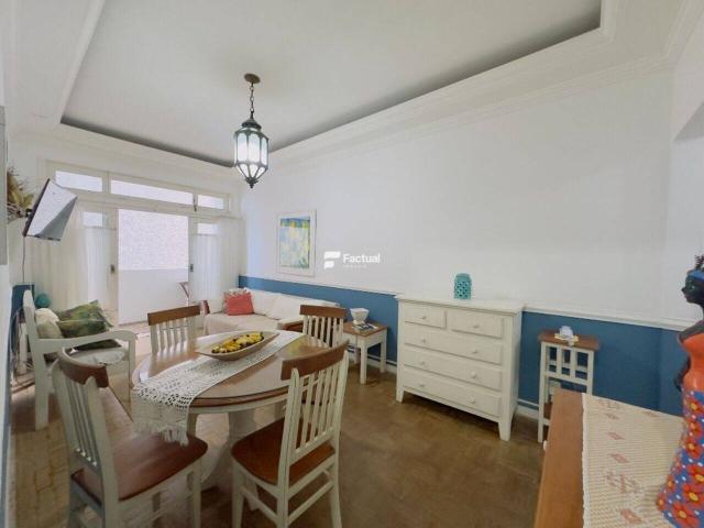 Apartamento de 85 m² Pitangueiras Guarujá, aluguel por R$ 4.300/mês