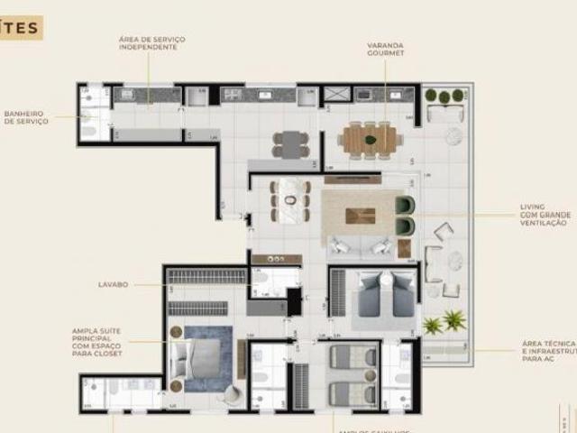 Apartamento de 89 m² á 162m2 à venda no Boqueirão em Santos