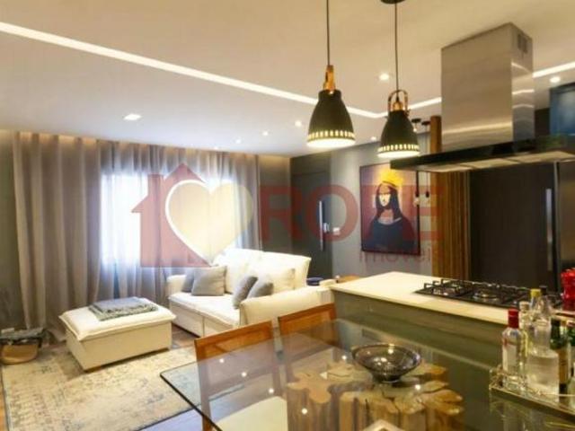 Apartamento de 90m2 100% mobiliado para venda ou locação, 2 dorms, sendo 1 suite, 1 vaga, V. Olímpia