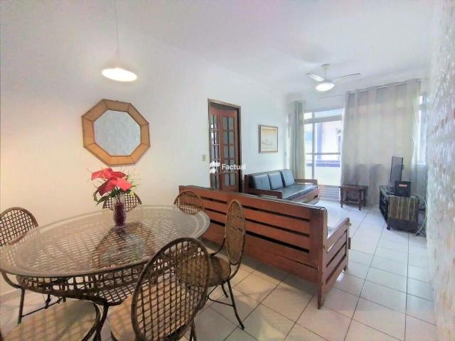 Apartamento de 92 m² Enseada Guarujá, aluguel por R$ 3.200/mês
