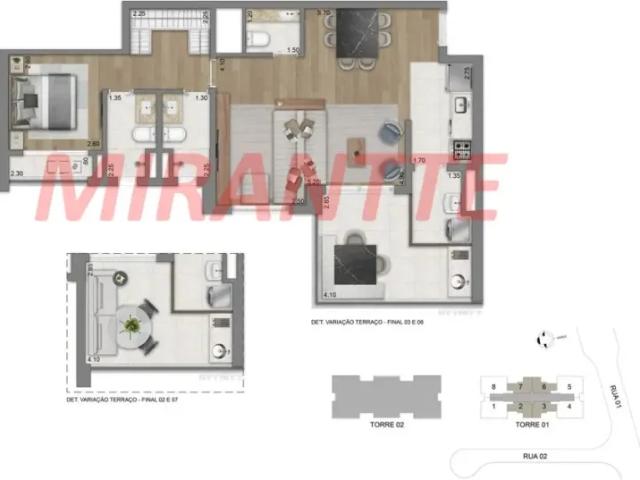 Apartamento de 94m² com 2 quartos em Brooklin