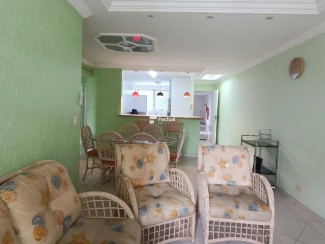 Apartamento de 99 m² Enseada Guarujá, aluguel por R$ 3.400/mês