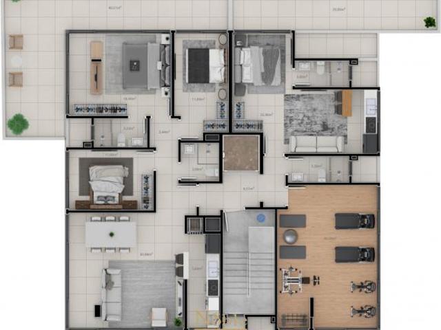 Apartamento de 03 dormitórios com excelente localização