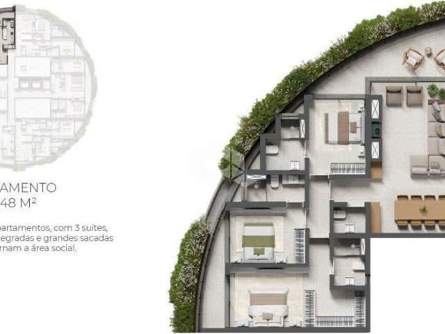 Apartamento de 03 suítes em Bento Gonçalves