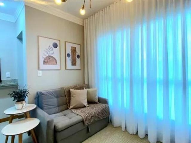 Apartamento de 01 dormitório mobiliado e decorado