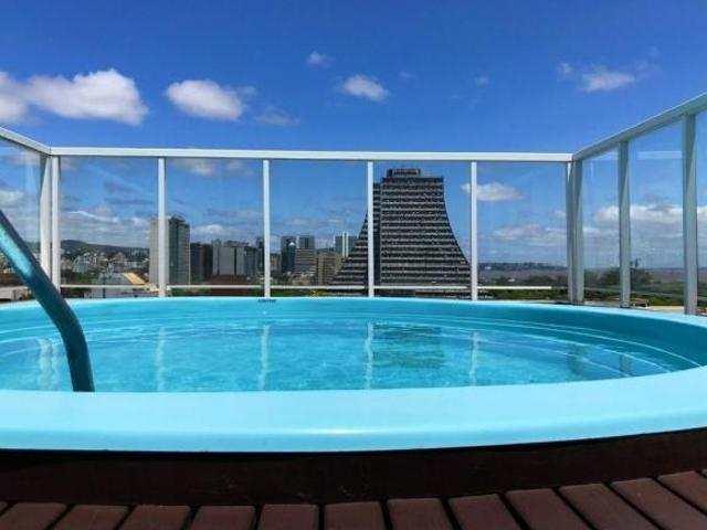 Apartamento de 01 dormitório em edifício com infraestrutura no Centro de Porto A