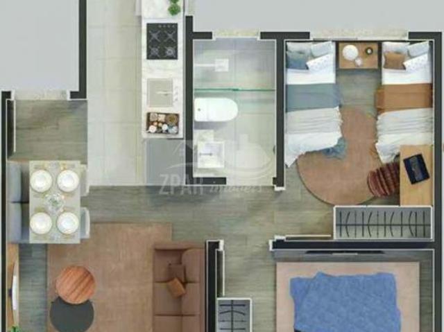 Apartamento de 02 dormitórios na Chapéu do Sol