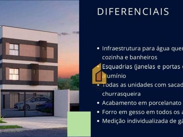 Apartamento de 02 Quartos com Suíte no Campina da Barra em Araucária PR A venda por R$350.000,00