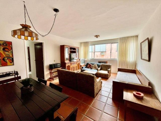 Apartamento de 106 m² Enseada Guarujá, aluguel por R$ 3.400/mês