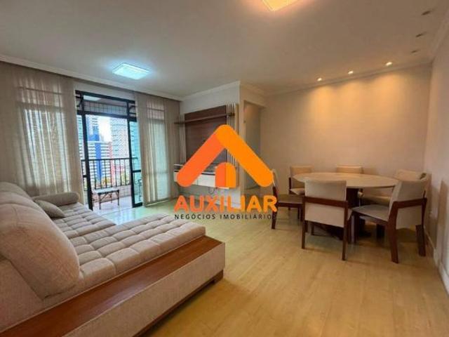 Apartamento de 109 m² com Vista Parcial para o Mar, 2 Dormitórios 1 Suíte e 2 Vagas – Quadra da Pr
